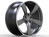 China Gun Metal Audi S5 Aluminum Alloy 1 Piece Forged Wheels for sale