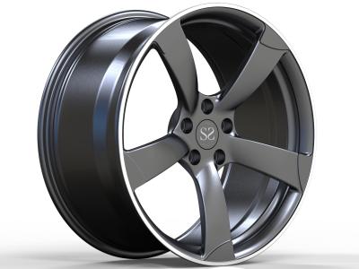 China Gun Metal Audi S5 Aluminum Alloy 1 Piece Forged Wheels for sale