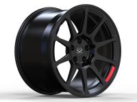 China Matte Black Monoblock Forged Car Wheels 20 Inch For Audi R8 Aluminum Alloy Rims for sale