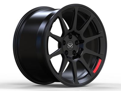 China Matte Black Monoblock Forged Car Wheels 20 Inch For Audi R8 Aluminum Alloy Rims for sale