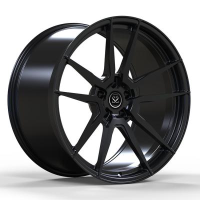 China 5x114.3 Forged Rims 22 For Ferrari F12 Staggered 20 21 inches Satin Black for sale