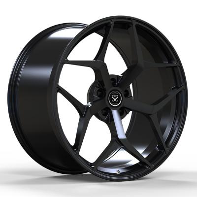 China Custom 20 Inch Staggered Silver Audi S6 R8 1 Piece Forged Wheels 5x112 for sale