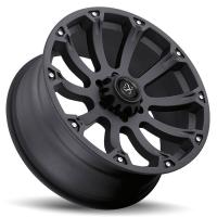 China Custom Forged Aluminum Wheels 19-26 Inches with 6×139.7, 5×150, 5×127 Bolt Patterns - Matt Black Finish for sale