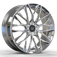 China Polished 21 Inches Ferrari 488 1 Piece Forged Wheels 110mm Cb for sale
