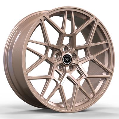 China Staggered Bmw M8 One Piece Forged Wheels Custom Bronze And H Pcd 5x112 5x120 for sale
