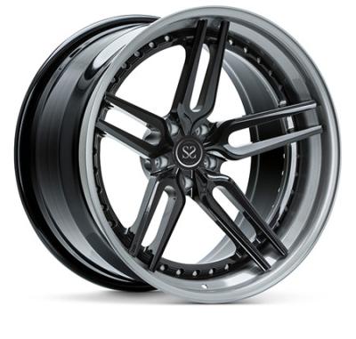China 18-24 Inch 3-Piece Forged Wheels with Deep Lip Concave Design | 16-22
