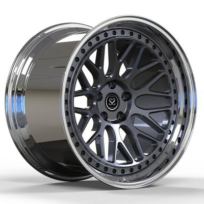China Mercedes-Benz  AMG S63  5X112 Custom Polish 2-PC Forged Alloy Rims With 5x112 Staggered 20 21 and 22 inches for sale