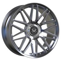 China Brushed 1 Piece Monoblock Forged Wheels 24 Inch Staggered ESCALADE Car Rims for sale
