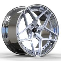 China For BMW M4 5X112 Custom Polish 2-PC Forged Alloy Rims With Staggered 20 21 and 22 inches for sale