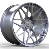 China 21 inch staggered 5*112 black milled forged alloy wheels for McLaren for sale