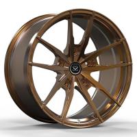 China Audi A8L 5x112 Bronze 1-PC Forged Aluminum Alloy Wheels - Custom Staggered 19-22 Inch Sizes with Multiple Width Options for sale