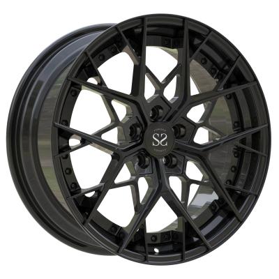 China Audi RS6 A6061 Aluminum Alloy Alloy Forged Wheel Gloss Black Satin Black for sale