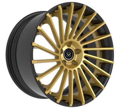 China 19 inch 5*120 2 piece forged deep concave forged wheels rims for sale