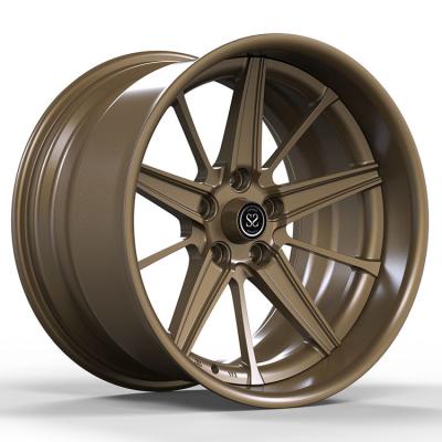 China Jeep Wrangler  Bronze 2-PC Forged Alloy Rims Custom 20 21 and 22 inches 5x127 for sale