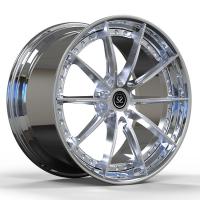 China For Audi RS5  Polish  barrels  2-PC Staggered 19 and 21 inch Sport Car Wheel Rims for sale