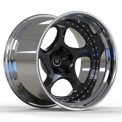 China Polished 21 Inches Ferrari 488 1 Piece Forged Wheels 110mm Cb for sale