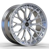 China Aluminum RS6 Passenger Car Wheels 22x10.5 Deep Concave Forged 2 Piece Custom Rims for sale