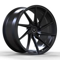 China Gloss black 5 Spokes Forged Wheels Rims 18 19 20 21 22