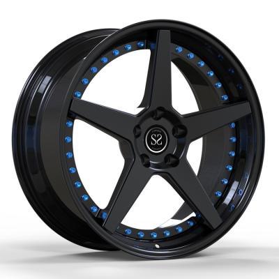 China A6061 T6 Satin Gun Metal 5x130 Wheels For VW 20x9 5x112 5x120 for sale
