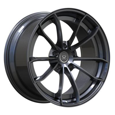 China 20 Inch Staggered Deep Dish Rims 5x130 Forged A6061 T6 Alloy Car 718 GT4 for sale