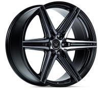 China 6 Spoke 1 Piece Forged Rims 5x112 2021 Inch For Audi R8 Satin Black Machined for sale