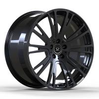 China Black Painting Machined Forged Rims For BMW 428 435i / Silver 18