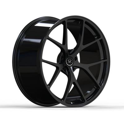 China Monoblock Gloss Black Forged 22 Inch Wheels 5x114.3 For FX Alu Alloy for sale