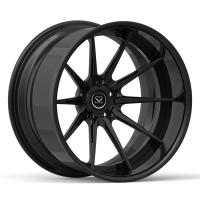 China Matte Black Forged 2 Piece Rims 20 19 Inch 19x9 19x11 Deep Dish Concave Alloy Pontiac Trans Wheels for sale