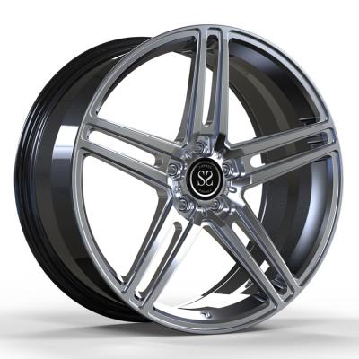 China For S320 Monoblock 1 Piece Aluminum Alloy 20 Size Hyper Silver Wheels Car Rims for sale