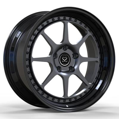 China Forged 2 Piece Barrel Wheels Center Matte Dark Grey 19inch 19x9 20inch 20x11 for sale