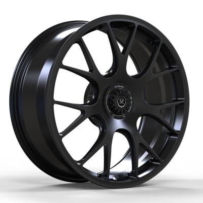 China Black Alloy Center Lock Monoblock 5x130 1 Piece 20x8.5 Forged 718 Car Rims for sale