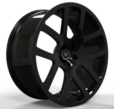 China Gloss Black 1 Piece Monoblock Forged Wheels Car Rims 22inch 22x10 For Durango for sale