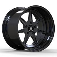 China Deep Lip Staggered 19X 9 And 20 X 12 2-Piece 4x4 Forged Off Road rims for sale