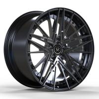 China VIA/JWL Standard Black Brushed 21X10 And 21X11 Custom 2-PC Rims For BMW M5 2025 -75-90 ET for sale