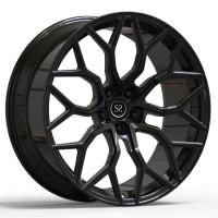 China Monoblock Wheels For Urus 1 PC Forged Gloss Black 24inch 24x10 24x12 Staggered Alloy Car Rims for sale