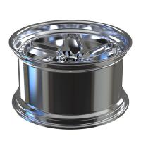 China 7Jx18 Chrome 2-PC Forged Rims for Toyota Yaris XP210 for sale