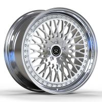 China 2-Piece Forged Wheels Rims 5x130 Matt Polish 21inch For Porsch 991 for sale