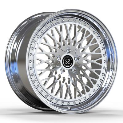 China 2-Piece Forged Wheels Rims 5x130 Matt Polish 21inch For Porsch 991 for sale