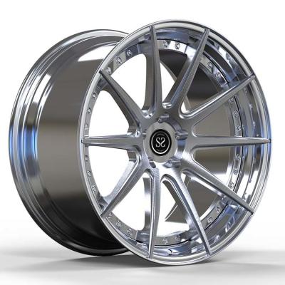 China Brushed Polished 2 PC Forged Wheels For BMW X4 Staggered 19inch Alloy Car Rims for sale