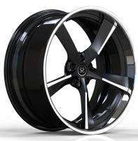 China SSJK1014 Gloss Black Machined Forged Wheels 22 Inches For Auid Q7 for sale