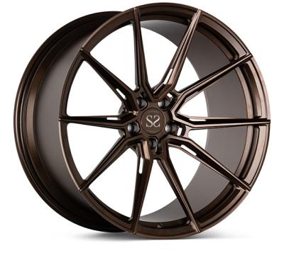 China Monoblock 1 Piece Vossen Design Forged Rims 24inch Gloss Black For Luxury Car Wheels for sale