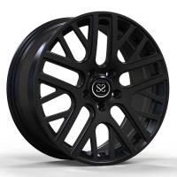 China 5x114.3 Rims Gloss Black 1-PC Forged Monoblock Rims For Toyota for sale