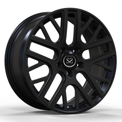 China 5x114.3 Rims Gloss Black 1-PC Forged Monoblock Rims For Toyota for sale