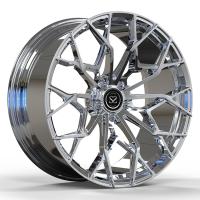 China 1-PC Polish 1-Piece Forged Wheels Aluminum Alloy Rims 5x112 C8 2021 for sale