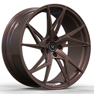 China Bronze Forged Monoblock T6 Aluminum Alloy 5x120 Polishe for sale