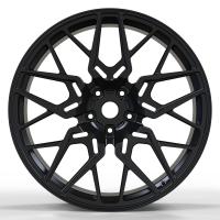 China SSWS1032 1-PC 6061-T6 Brush Forged Alloy Rims Gloss Black 5x112 20inch for sale