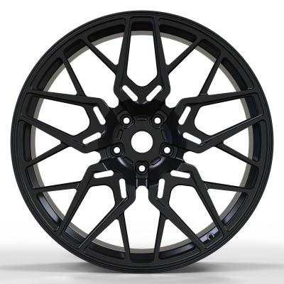 China SSWS1032 1-PC 6061-T6 Brush Forged Alloy Rims Gloss Black 5x112 20inch for sale