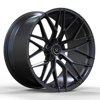 China SSJK1033 Polish 1-Piece Forged Wheels Gun Metal 6061-T6 Aluminum Alloy Rims 47ET for sale