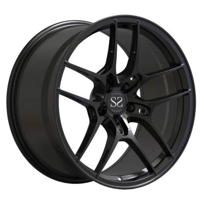 China Matt Black Rims 1-Piece Forged Wheels Monoblock 24inch For M240I for sale