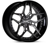 China 3 PC EVO4R Rims Forged 18 19 20 21 22 inch for VW T5 T6 Brushed Black Wheels for sale